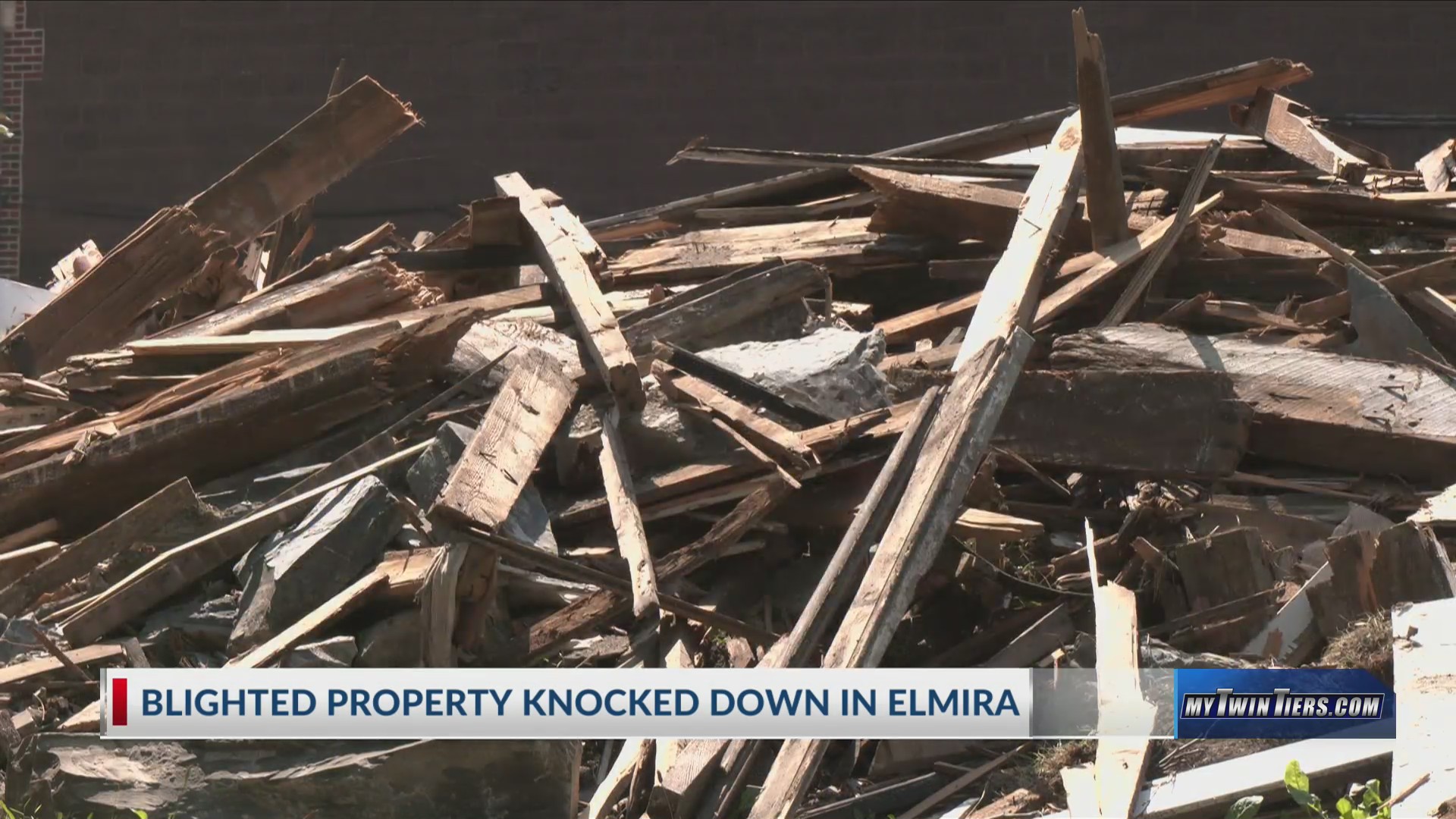 ‘Fight on Blight’ property knocked down – WETM – MyTwinTiers.com