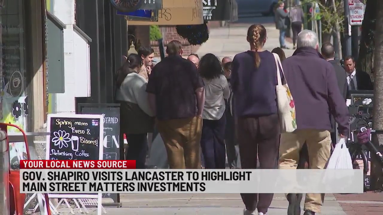 Governor Shapiro visits Lancaster to highlight Main Street Matters ...