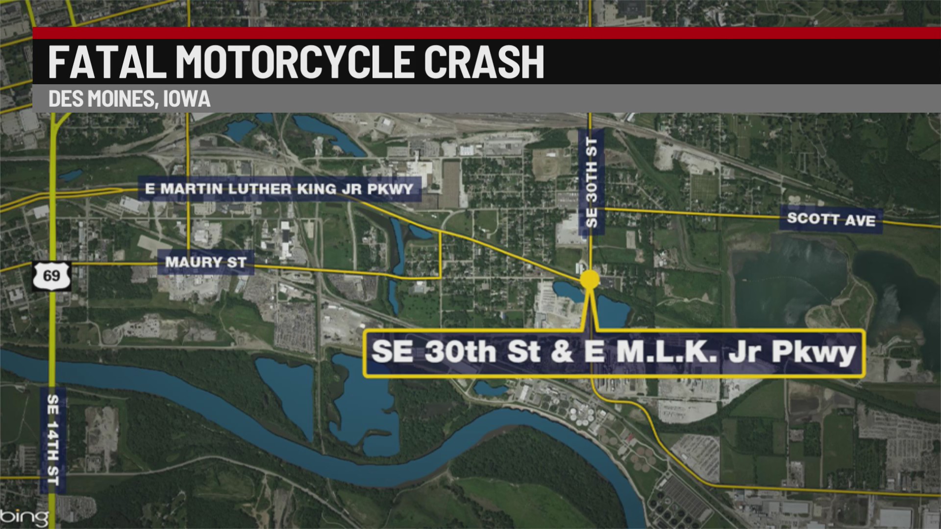 One killed in motorcycle crash Saturday evening, DMPD investigates ...