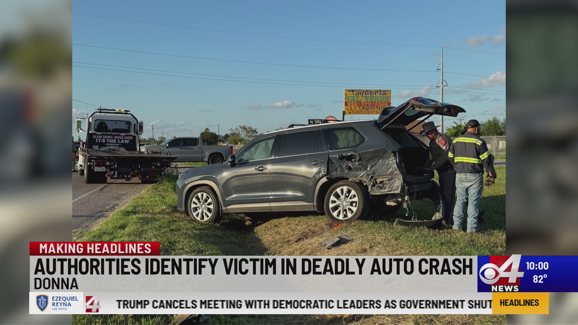 Authorities Identify Victim in Deadly Auto Crash – KVEO-TV