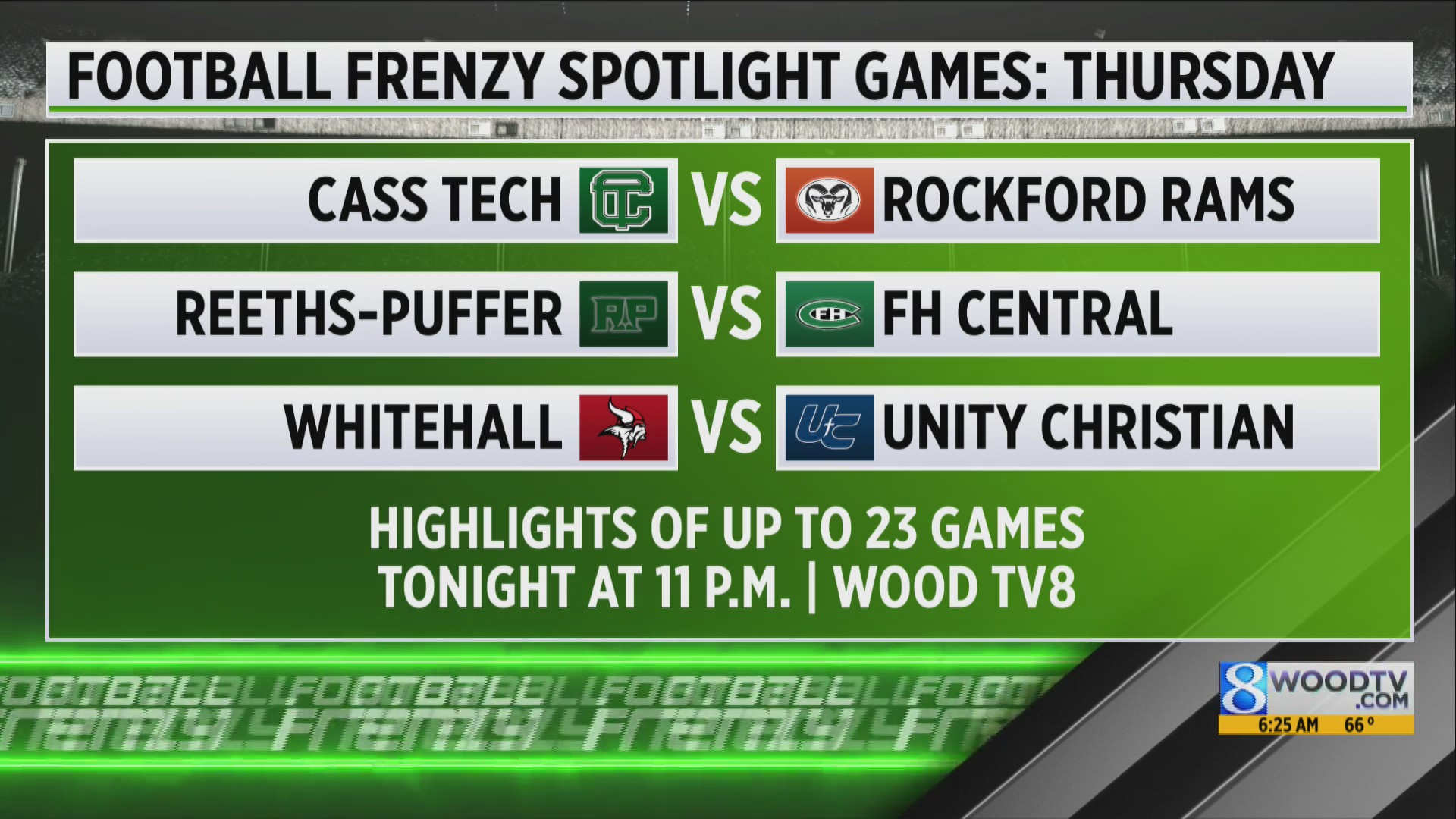 Football Frenzy is back: Where we’ll be tonight – Fox 8 Cleveland WJW