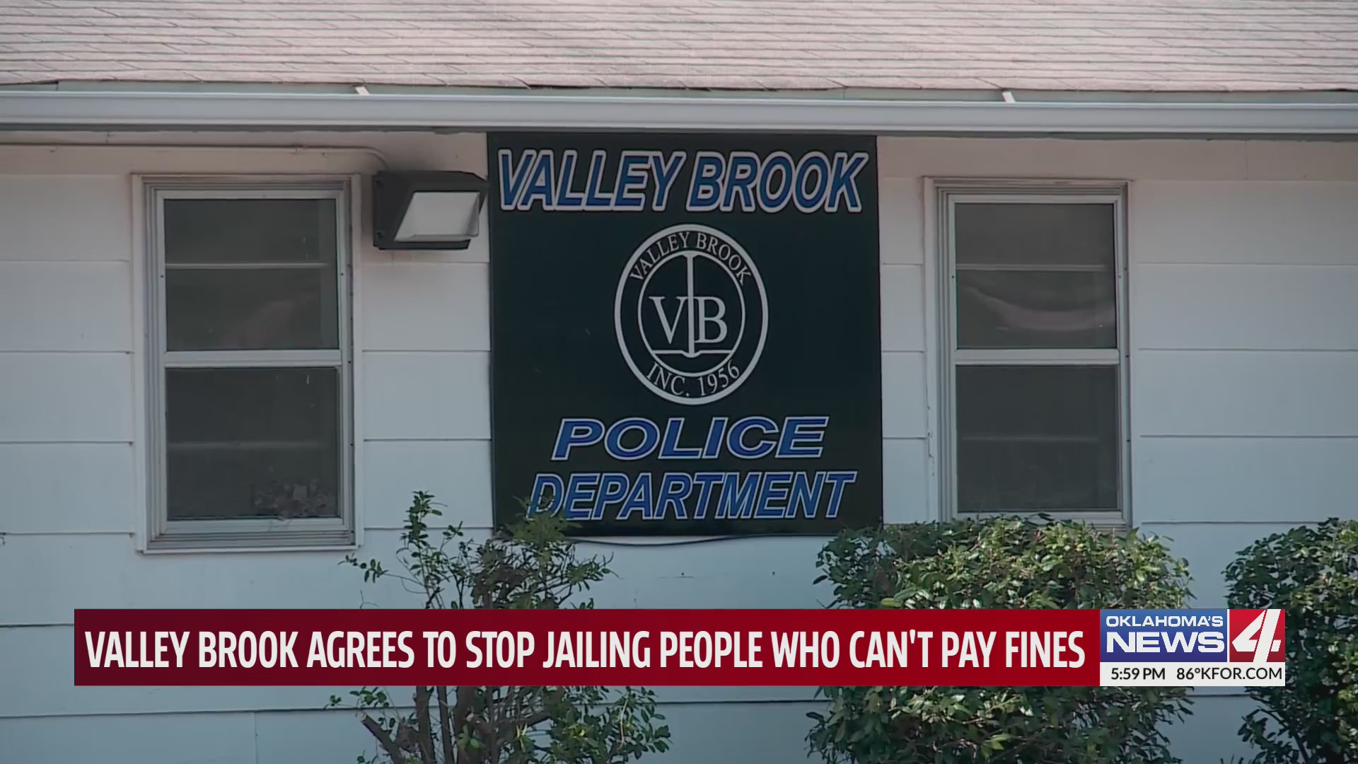Valley Brook agrees to stop jailing people who can’t pay fines – KFOR ...