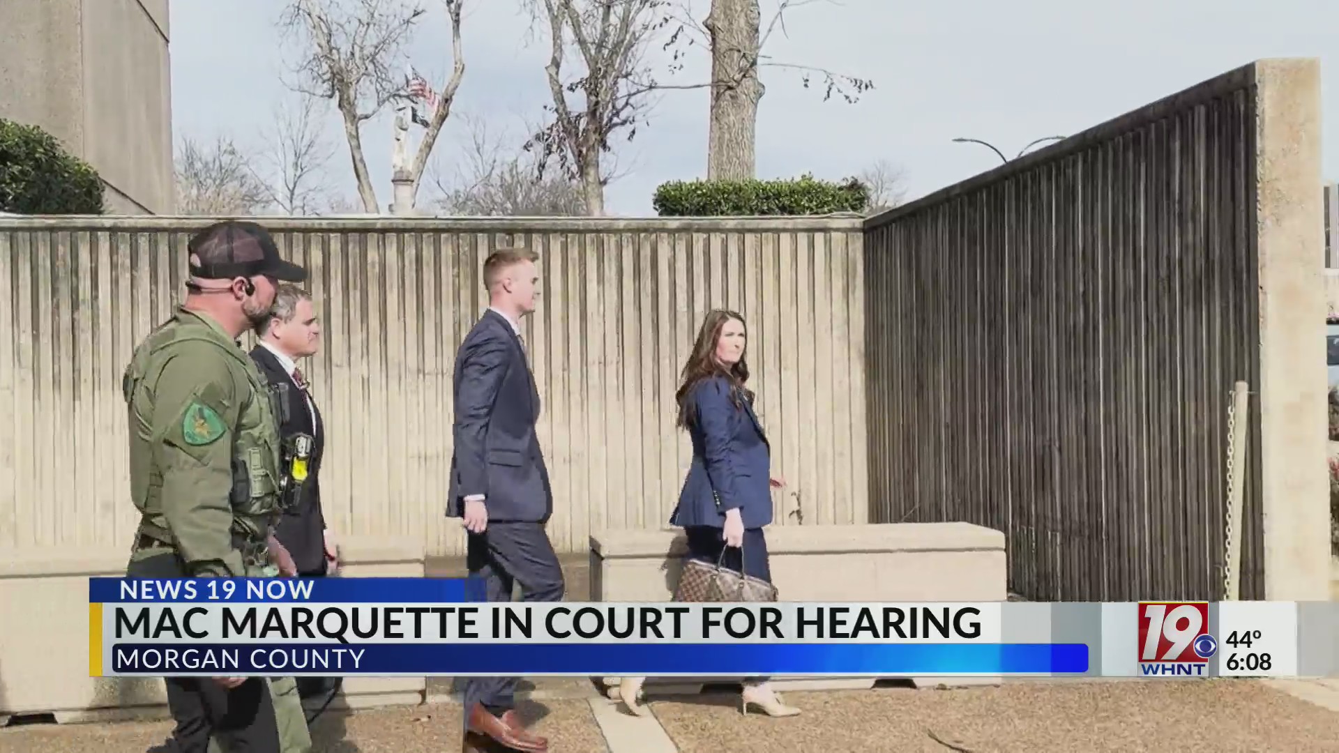 Mac Marquette in Court for Hearing | Feb. 18., 2025 News 19 at 6 p.m ...