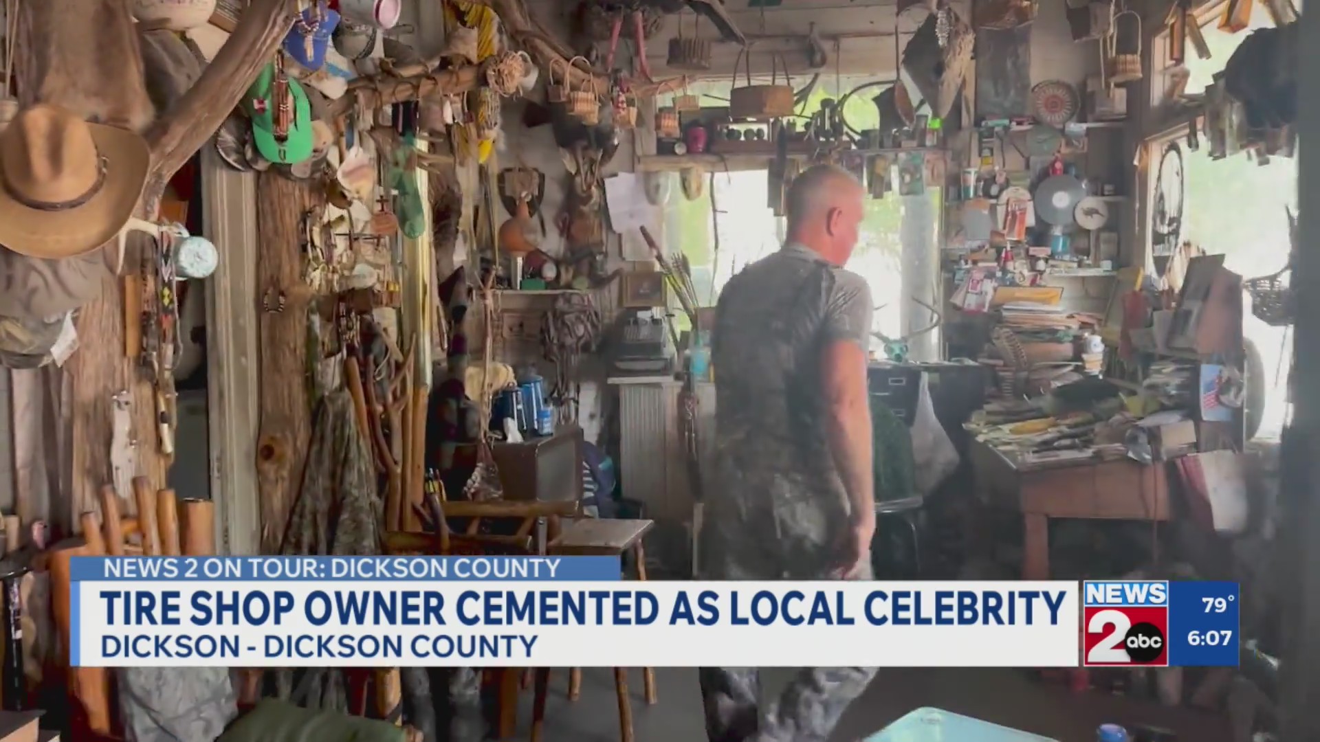 Tire shop owner cemented as local celebrity – WKRN News 2