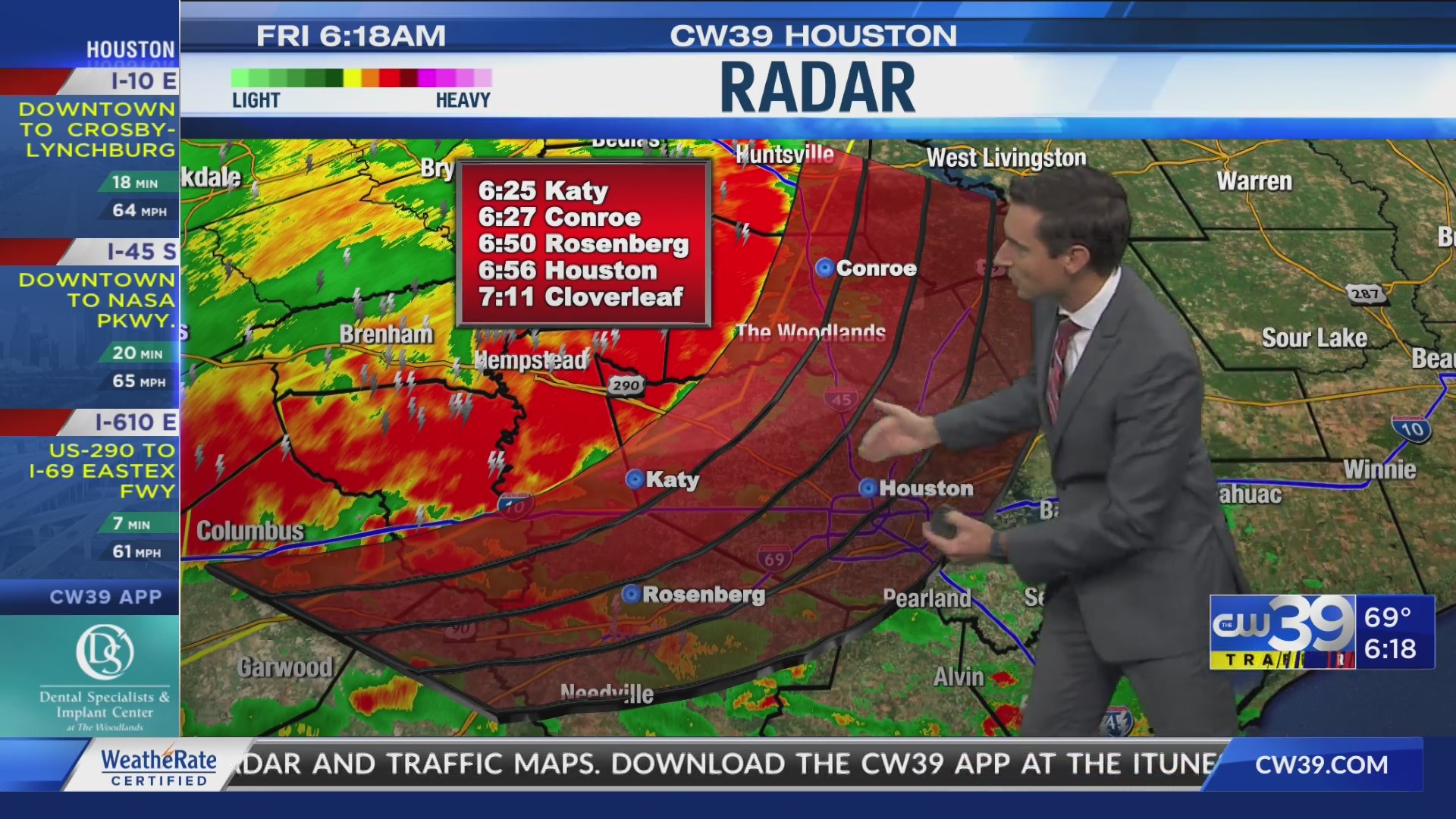 Severe Thunderstorm Watch issued for Montgomery, Harris County and ...