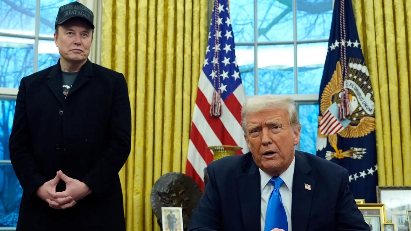 Musk joins Trump in Oval Office to tout DOGE – FOX 2