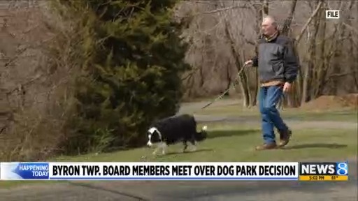 Byron Township board members meet over dog park decision – WOODTV.com