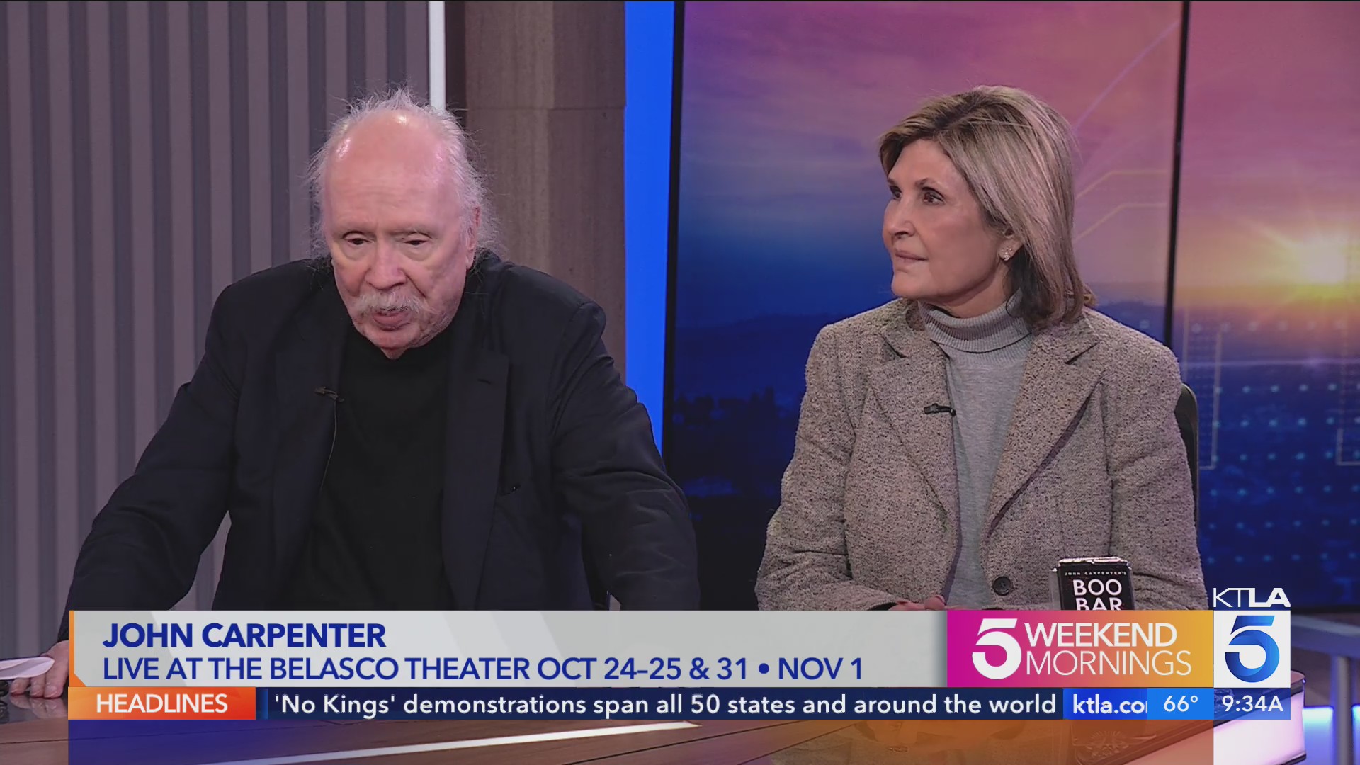 John Carpenter and Sandy King are in Halloween mode with upcoming shows ...