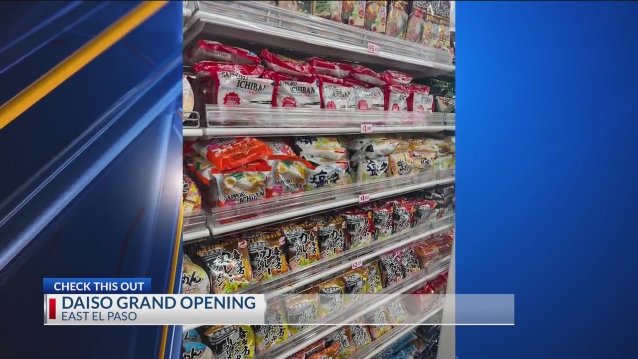 Popular Japanese retail store Daiso opens in El Paso – KTSM 9 News