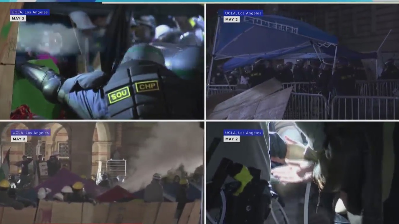 Order restored at UCLA after violent two days of protests | Morning in ...