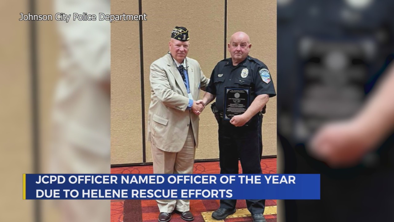 JCPD officer named ‘Officer of the Year’ for service during Helene ...