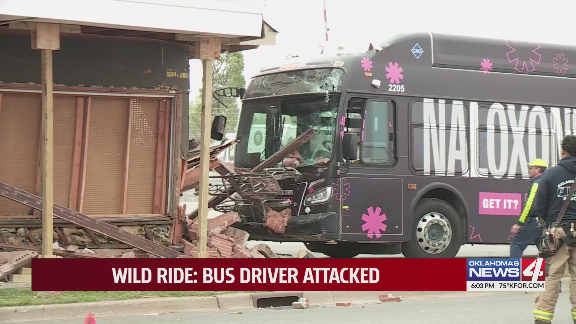 Wild ride: bus driver attacked – KFOR.com Oklahoma City