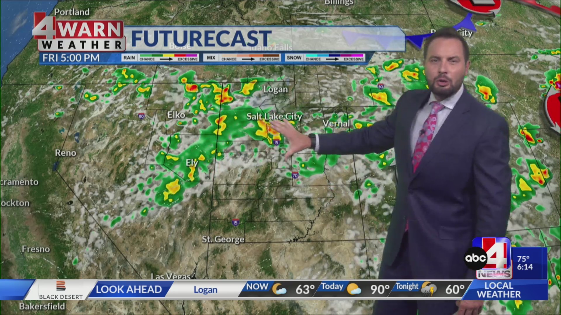 Another scorcher in store for Southern Utah with a slight chance of ...