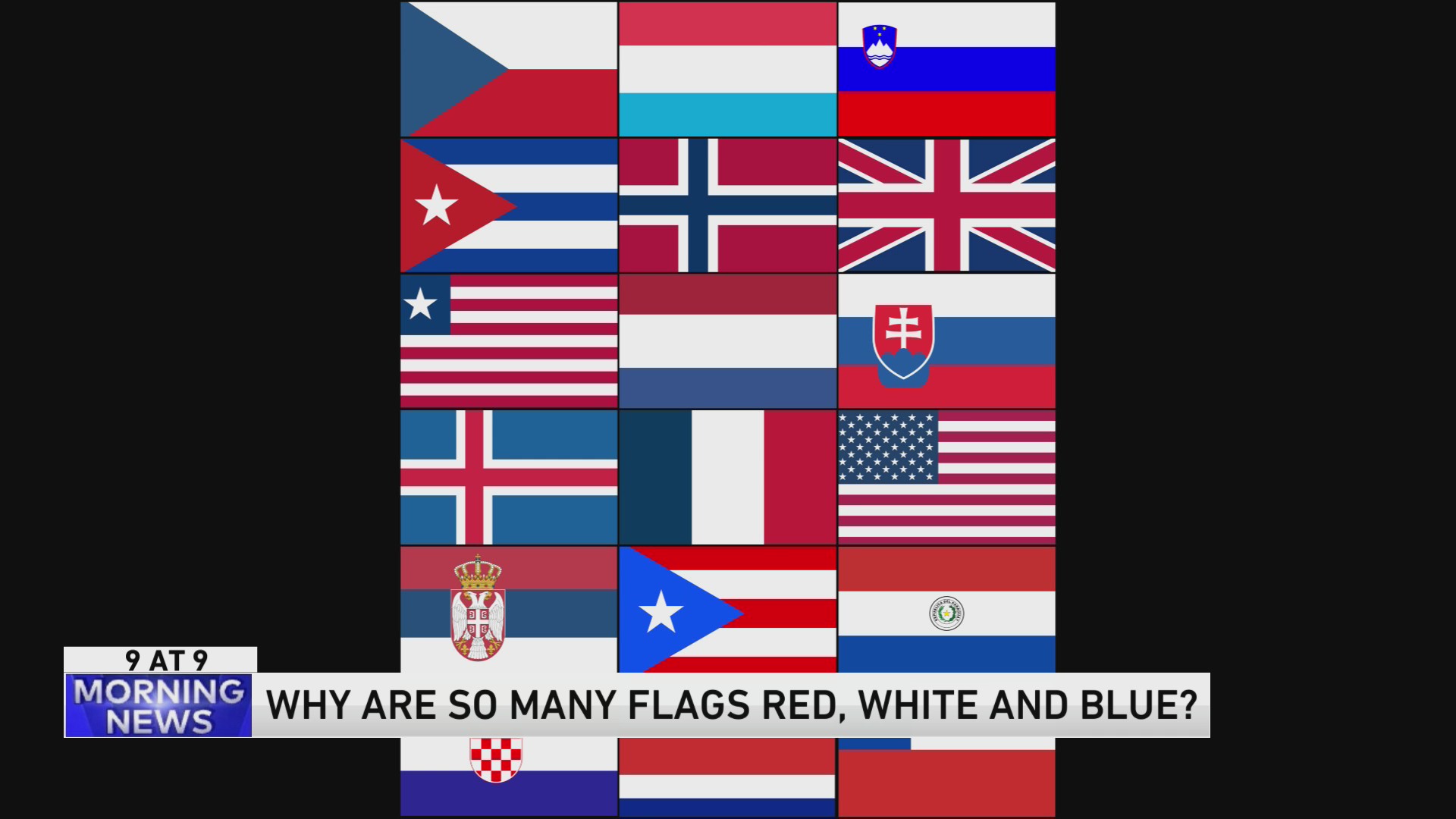 Why are so many flags red, white, and blue? – WGN-TV
