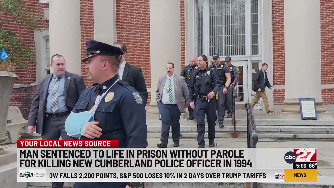 Man convicted of killing Cumberland County officer resentenced to life ...