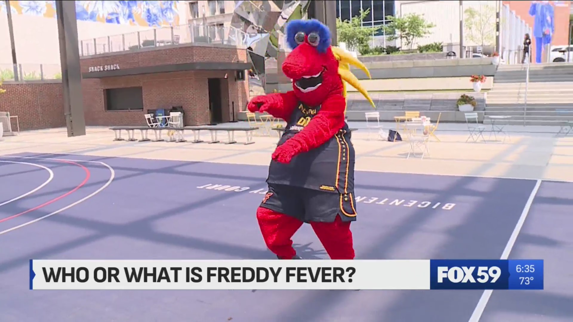 How ‘lovable mascot’ Freddy Fever hypes up the crowd – Fox 59