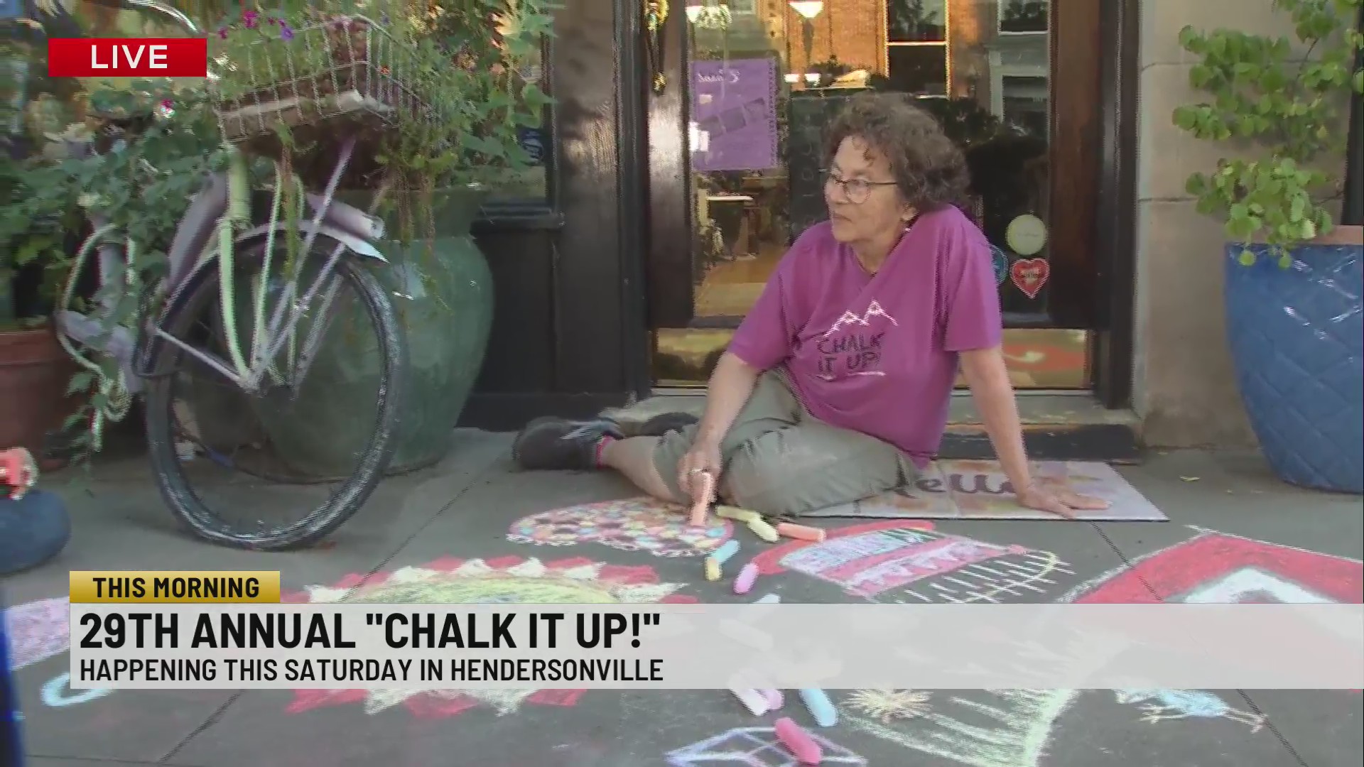 Sidewalk chalk competition back for 29th year in Hendersonville, N.C ...