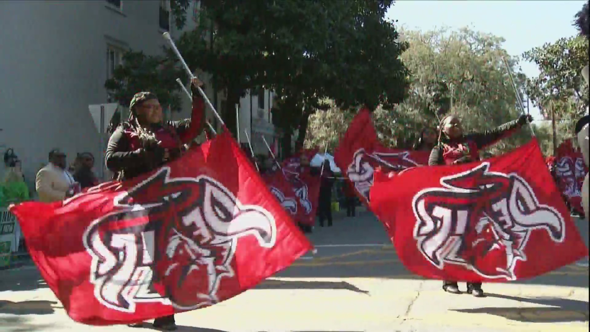 Central Red Devil Band at Savannah St. Patrick’s Day Parade – WSAV-TV