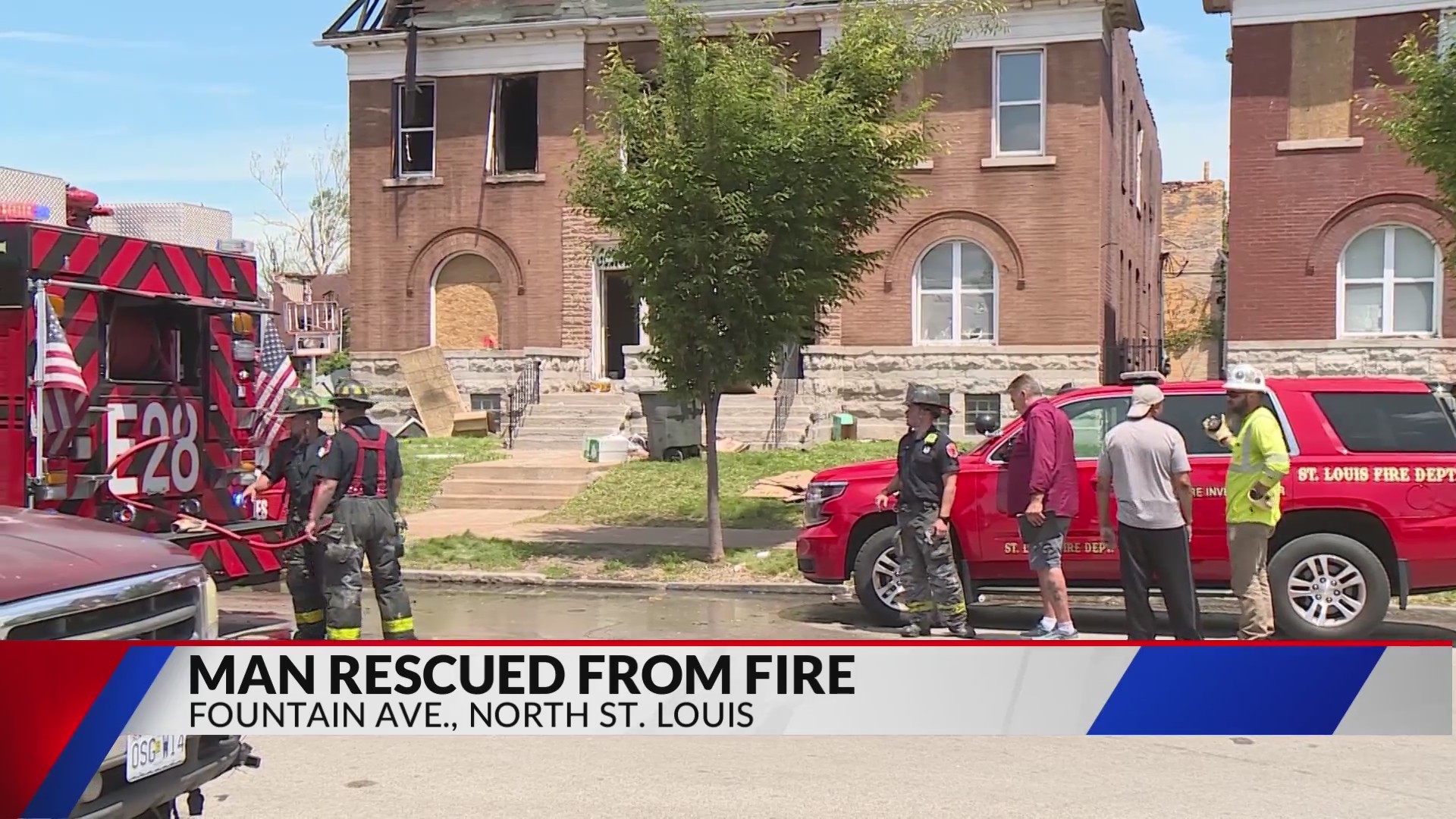 Man rescued from fire – FOX 2