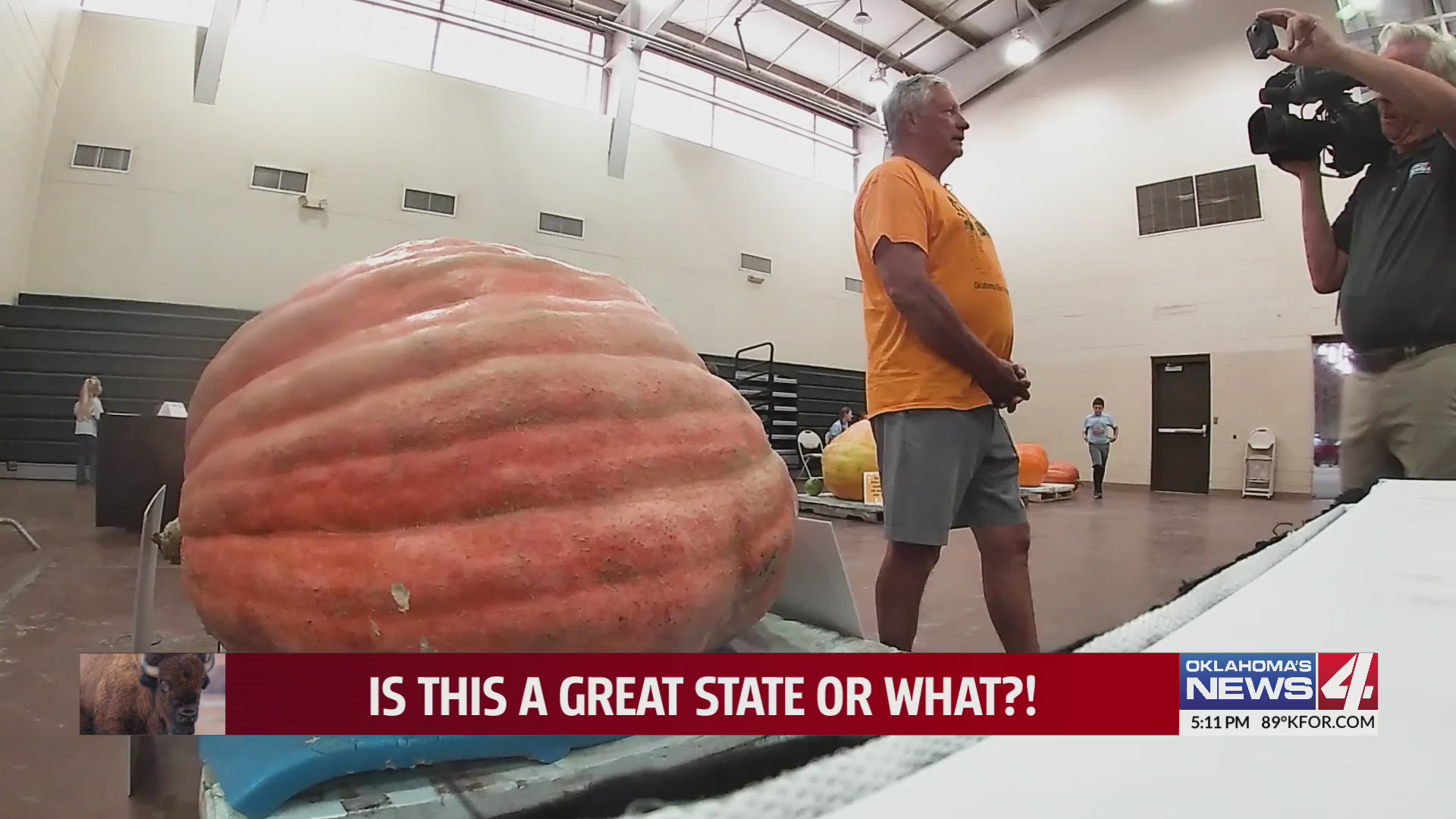 Blue Ribbon for the Biggest: Record produce at the Oklahoma State Fair ...