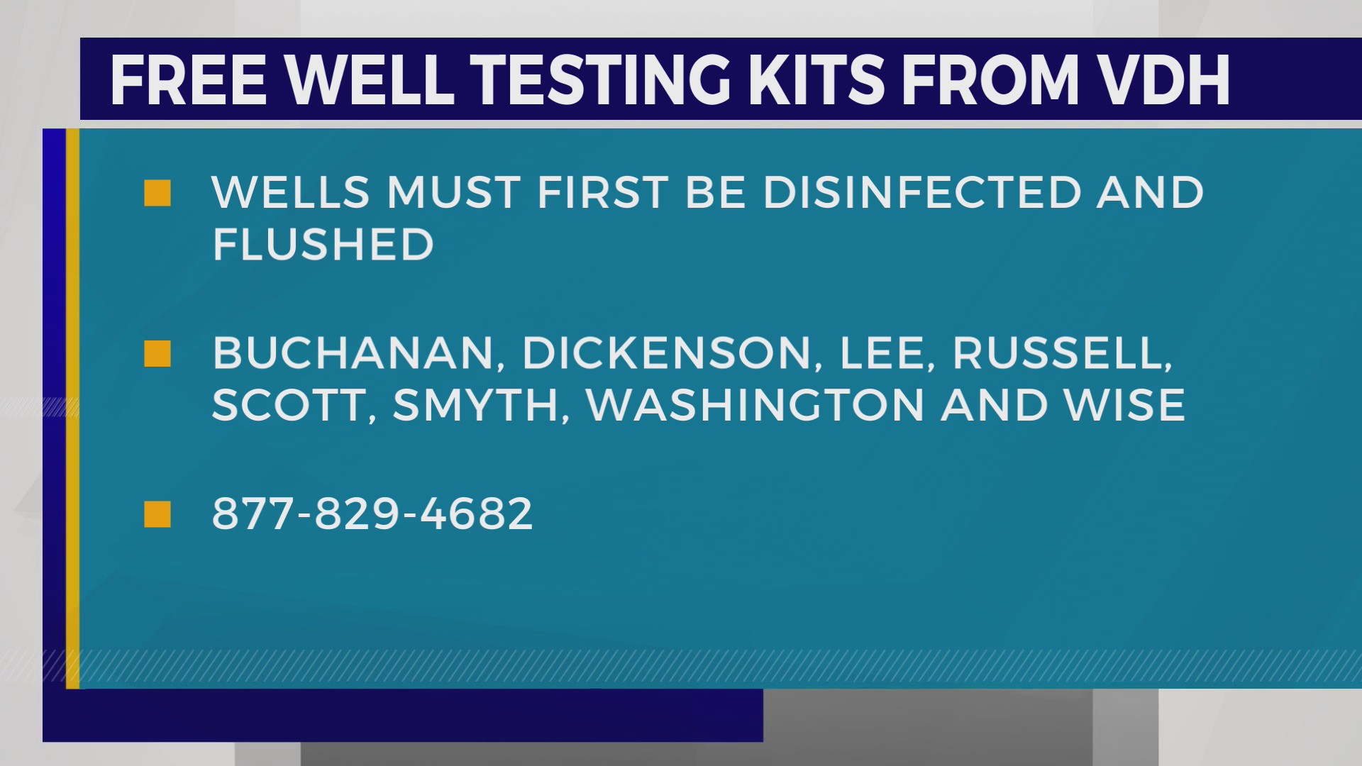 VDH offering free testing for private wells impacted by floods – WJHL ...