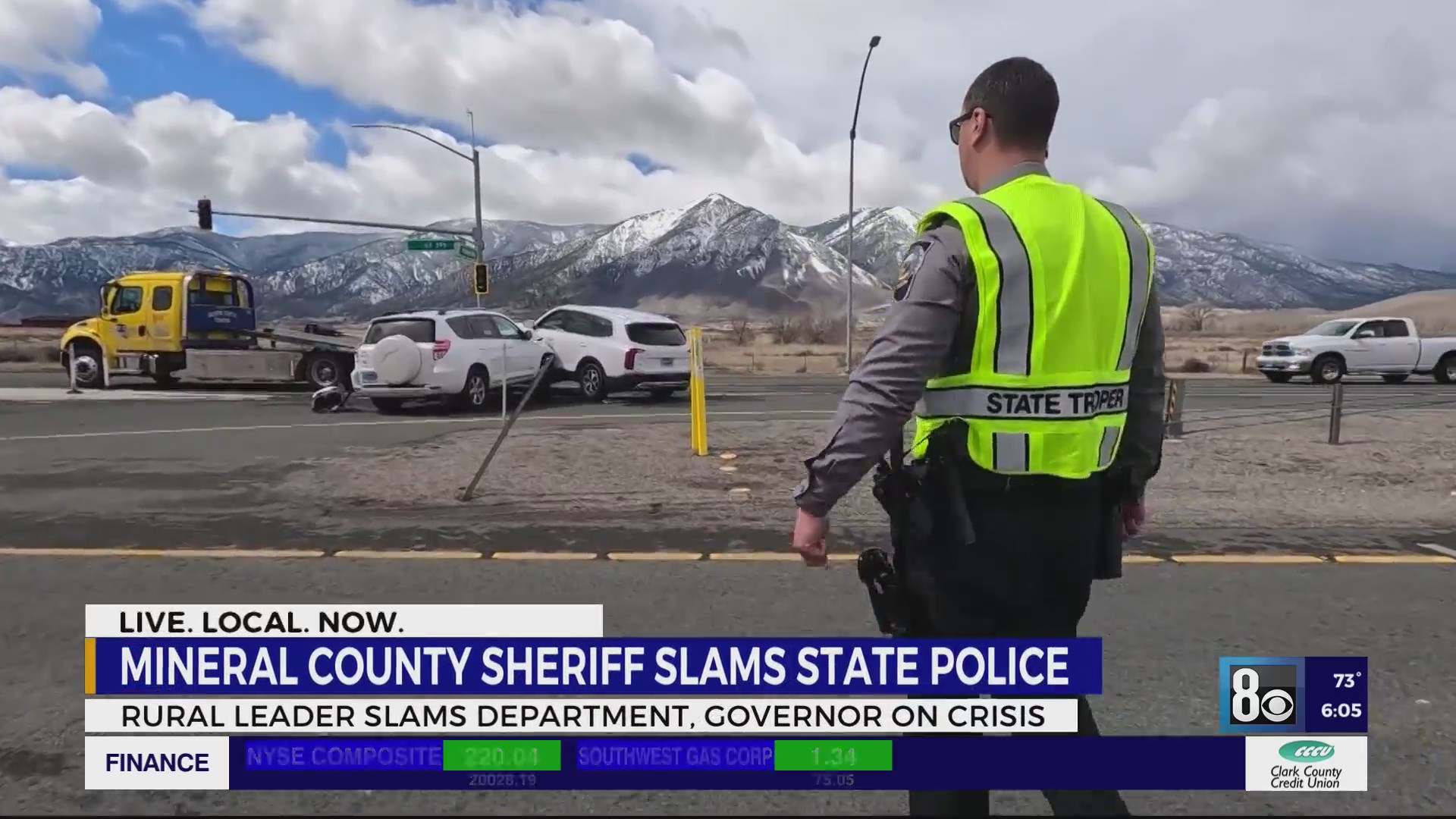 Mineral County sheriff says Nevada State Police neglect rural Nevada ...