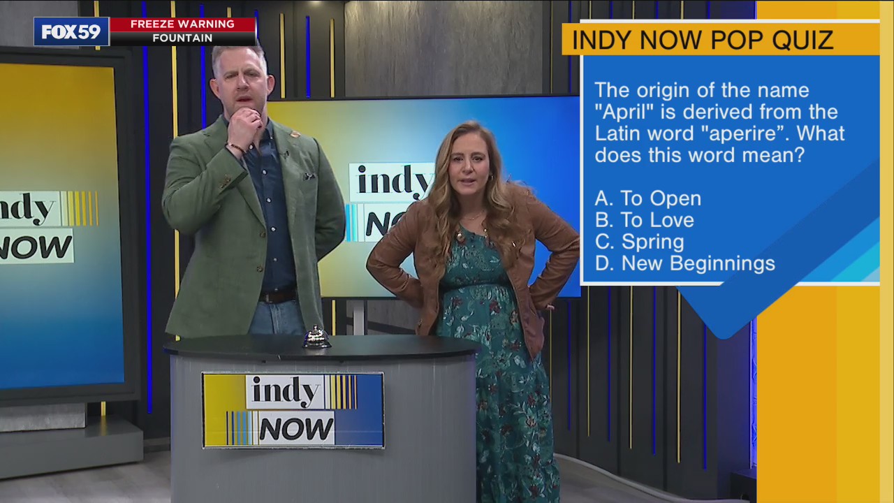 Indy Now Pop Quiz: Spring Into Fun: April Themed Trivia – 4/7/25 – Fox 59
