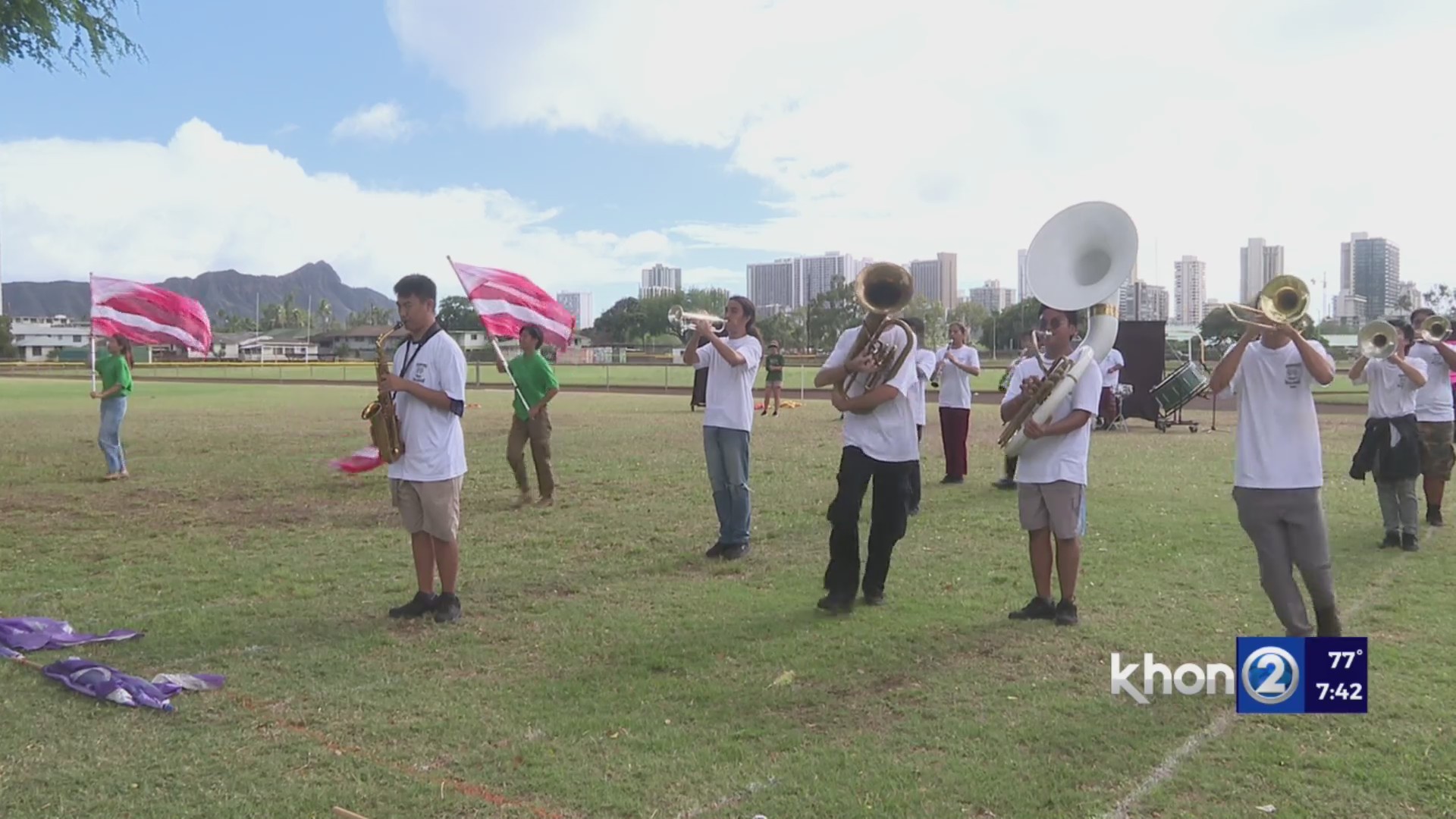 Maui and Kaimuki Bands exchange prior to Bandfest – KHON2