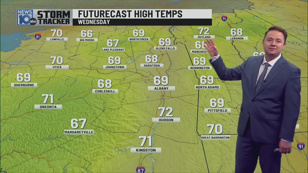 Morning forecast with Matt Mackie (5/15) – NEWS10 ABC