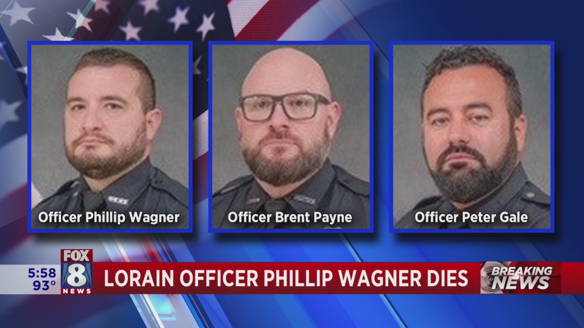 Lorain officer Phillip Wagner has died – WFLA