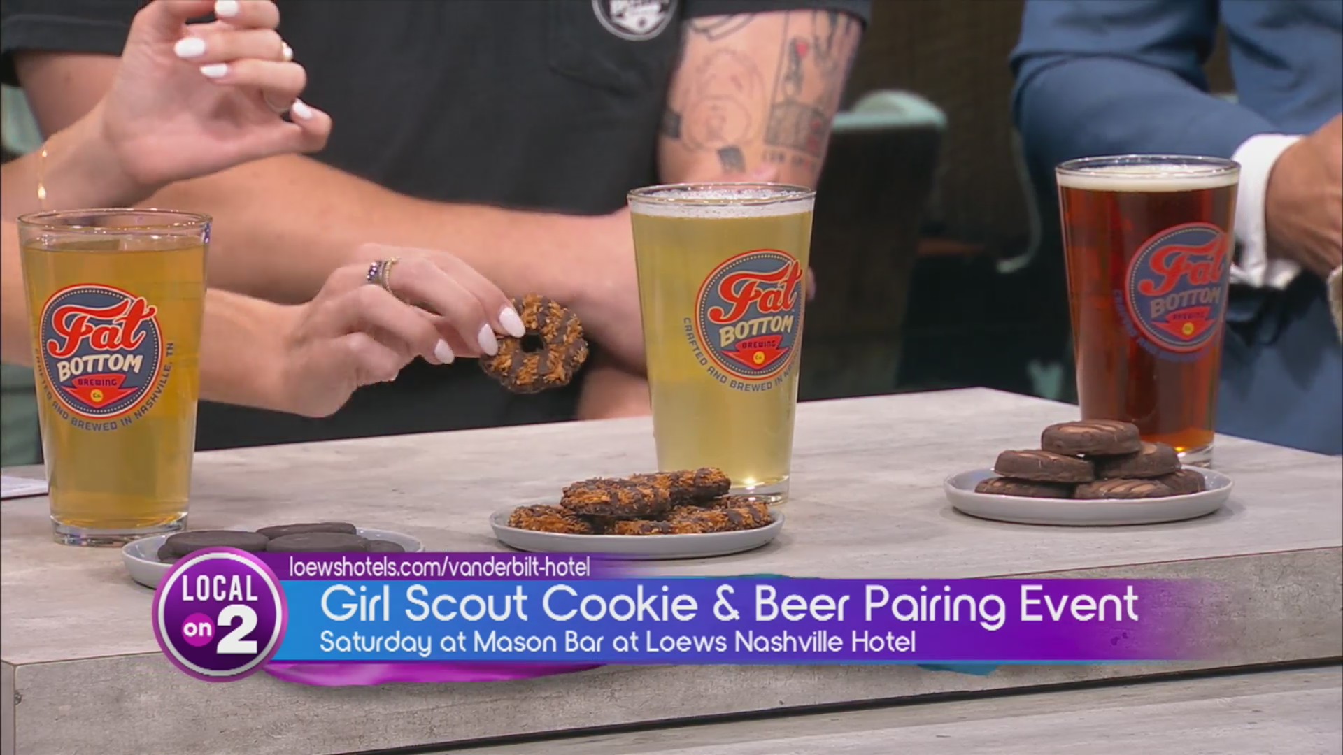 Girl Scout Cookie & Beer Pairing Event at the Loews Hotel – WKRN News 2