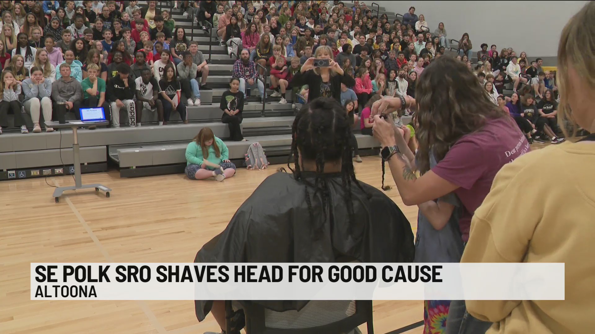 Southeast Polk School Resource Officer shaves head for a good cause ...