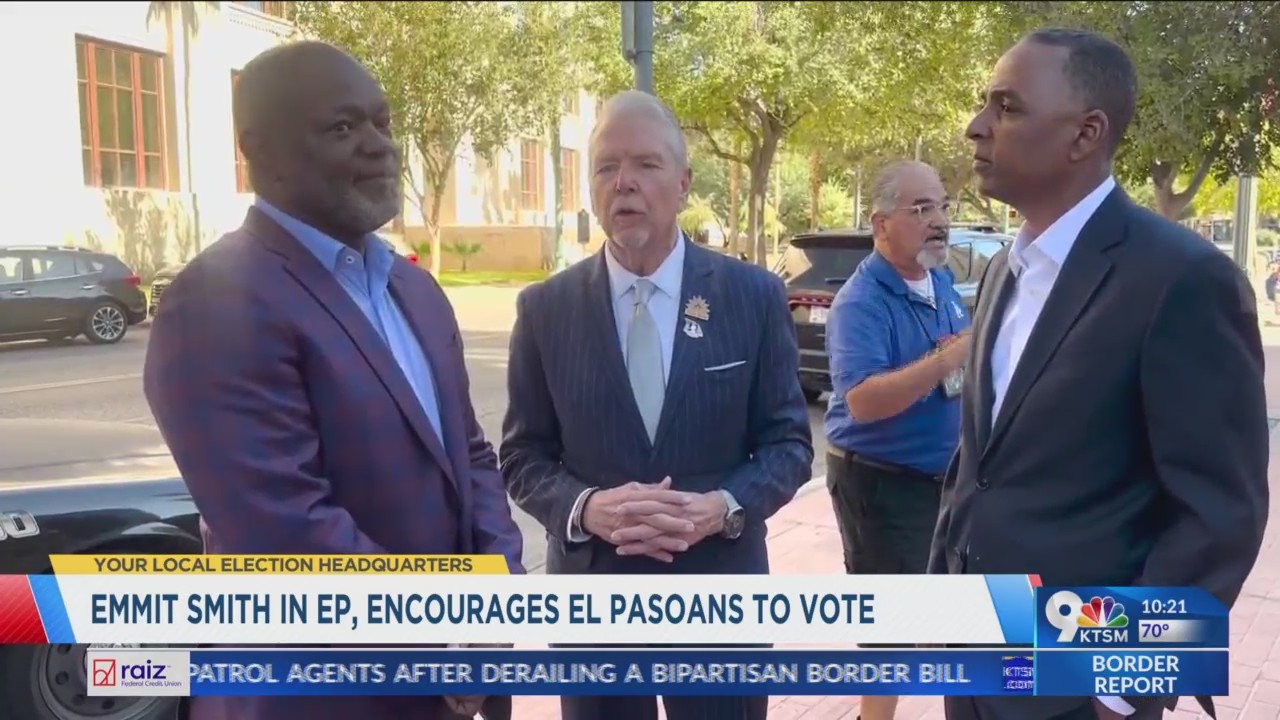 Cowboys legend Emmitt Smith in EP to encourage voting – KTSM 9 News