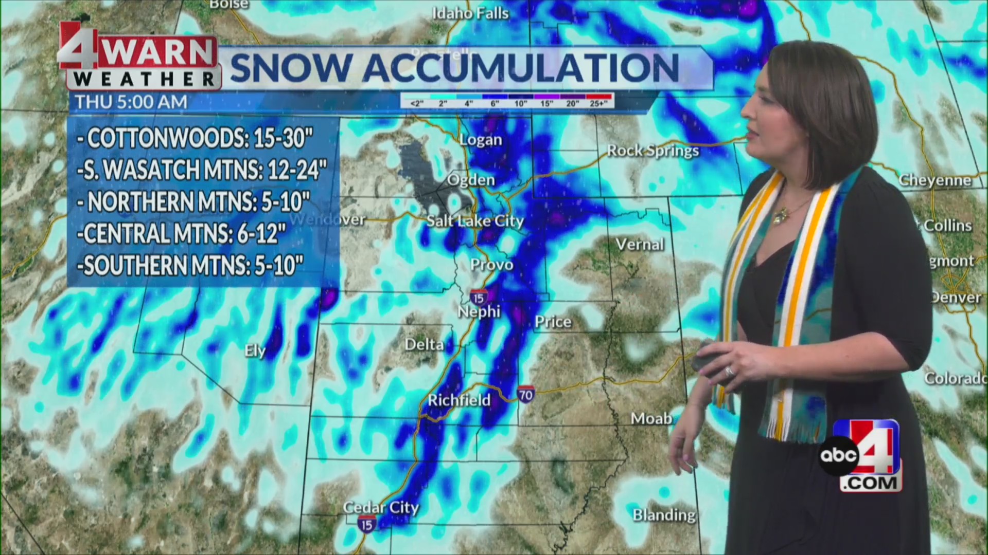 Late season winter storm causes weather warning across Utah – ABC4 Utah
