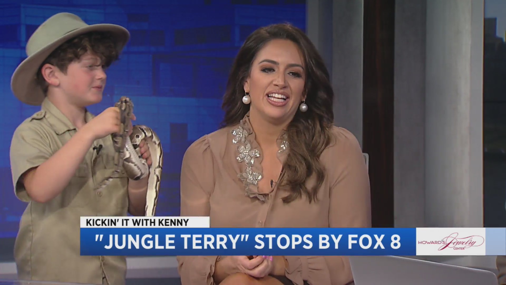 YIKES! Kristi Capel’s reaction to snake in studio – Fox 8 Cleveland WJW