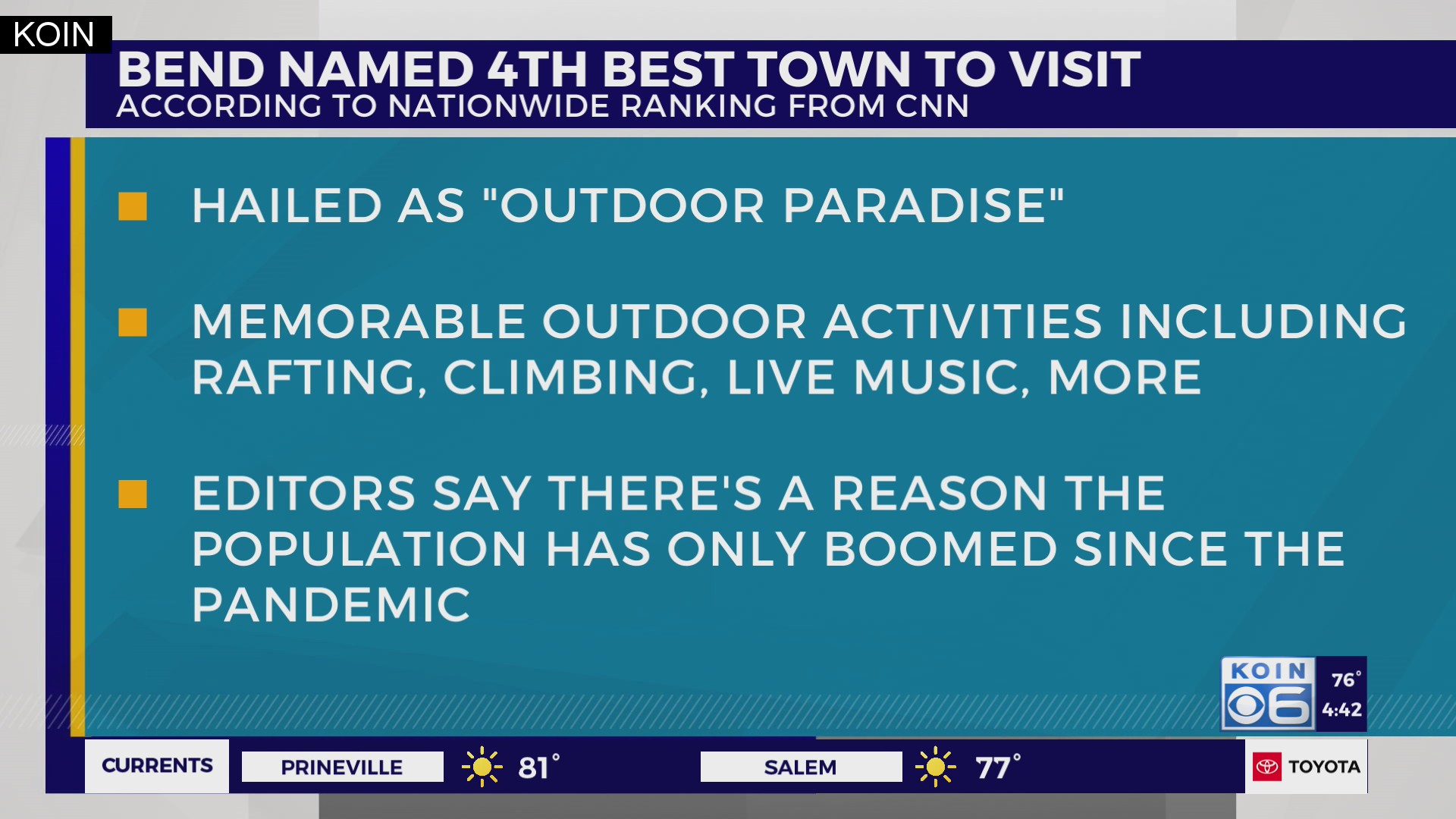 ‘Outdoor paradise’: CNN names this Oregon town among best to visit in ...