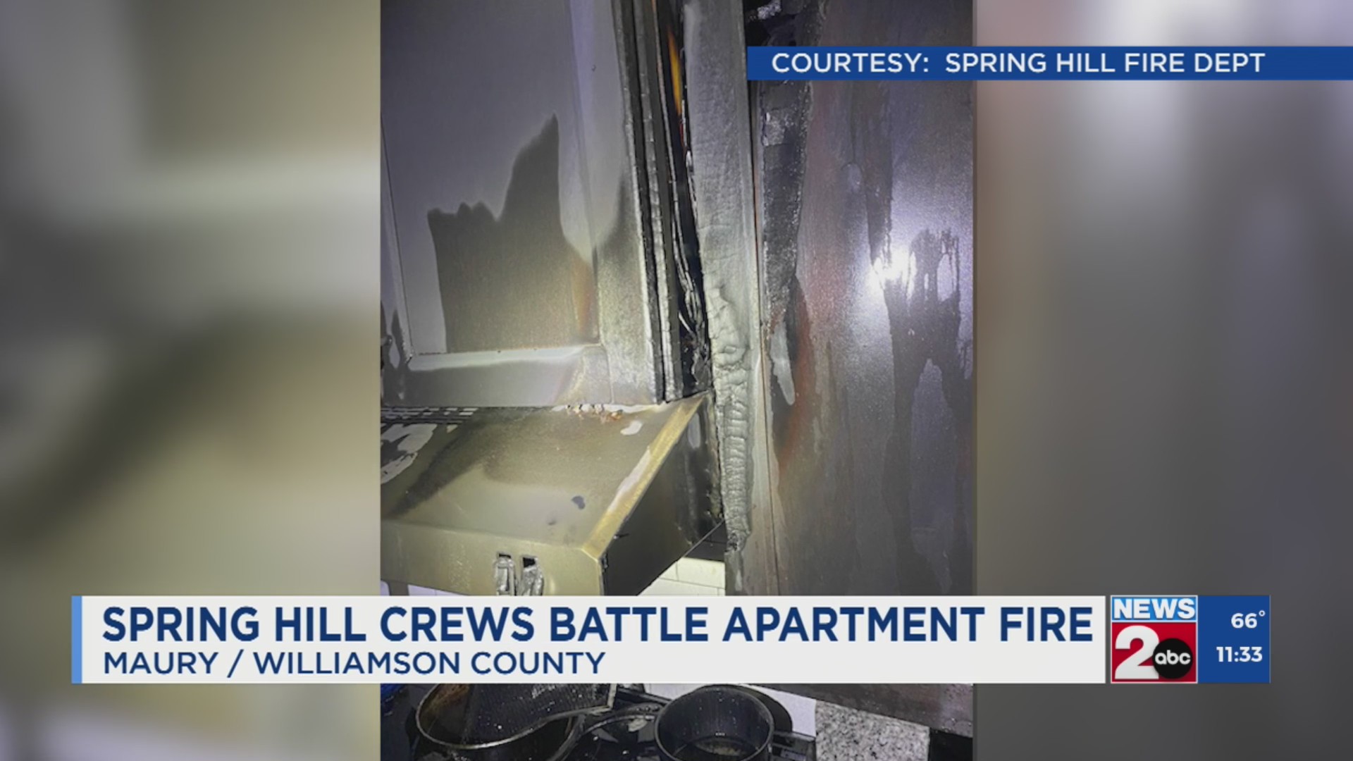 Spring Hill crews battle apartment fire – WKRN News 2