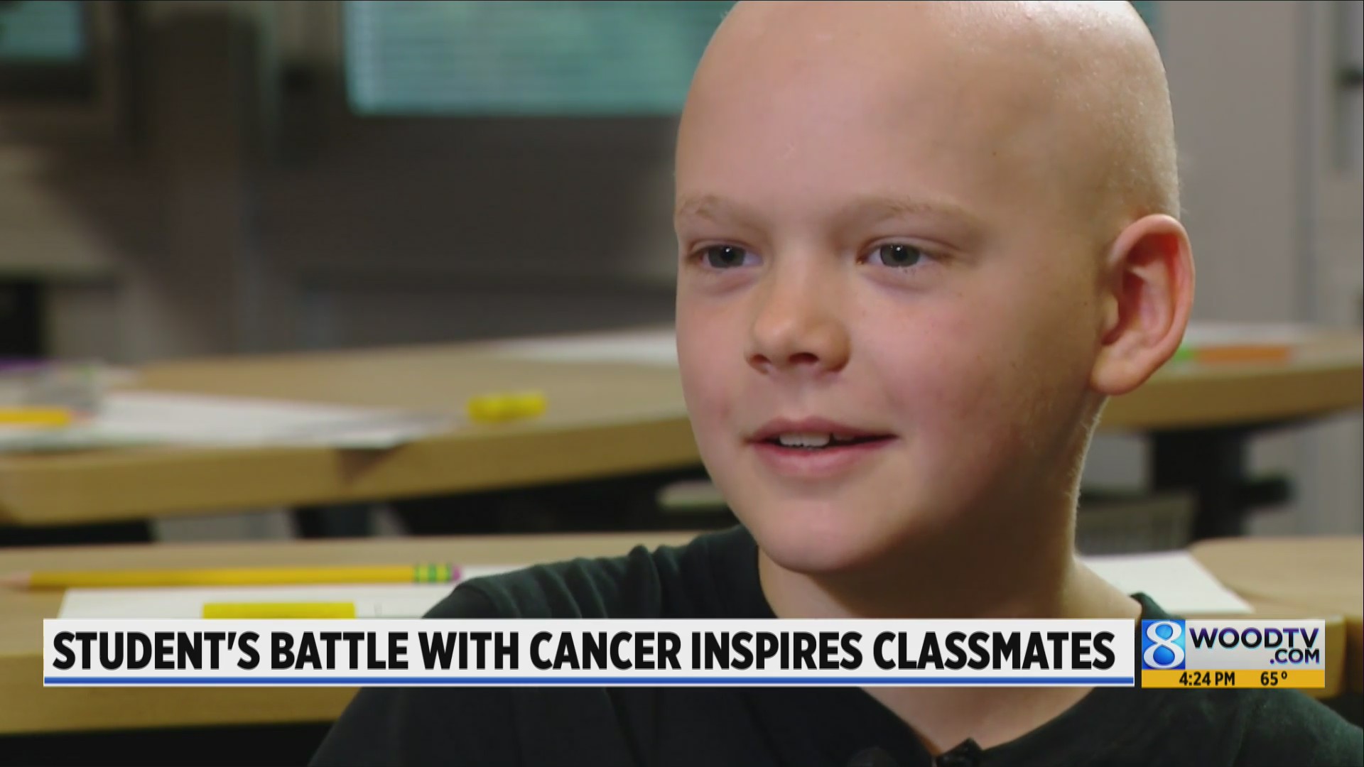 Student’s battle with cancer inspires classmates – WOODTV.com