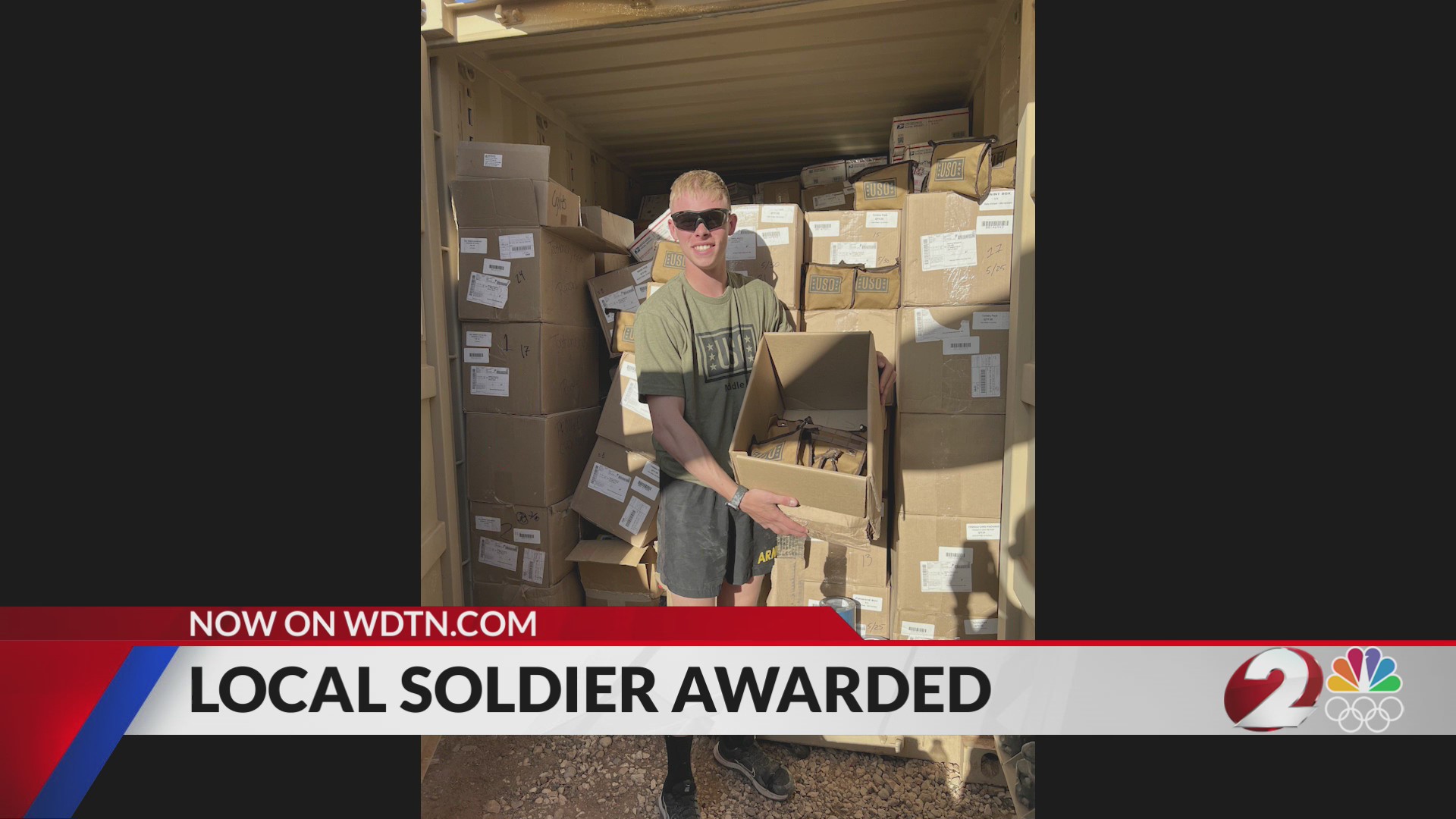 A local soldier recognized for service and commitment to fellow service ...