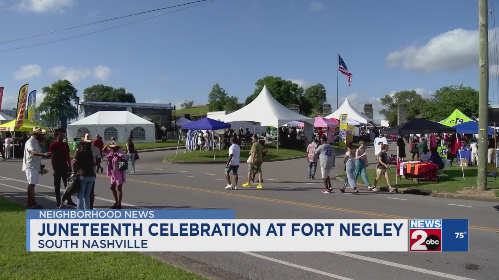 Juneteenth celebration at Fort Negley – WKRN News 2