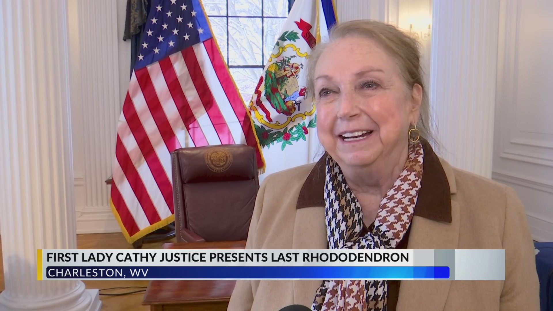 Cathy Justice gives final remarks as West Virginia First Lady at ...