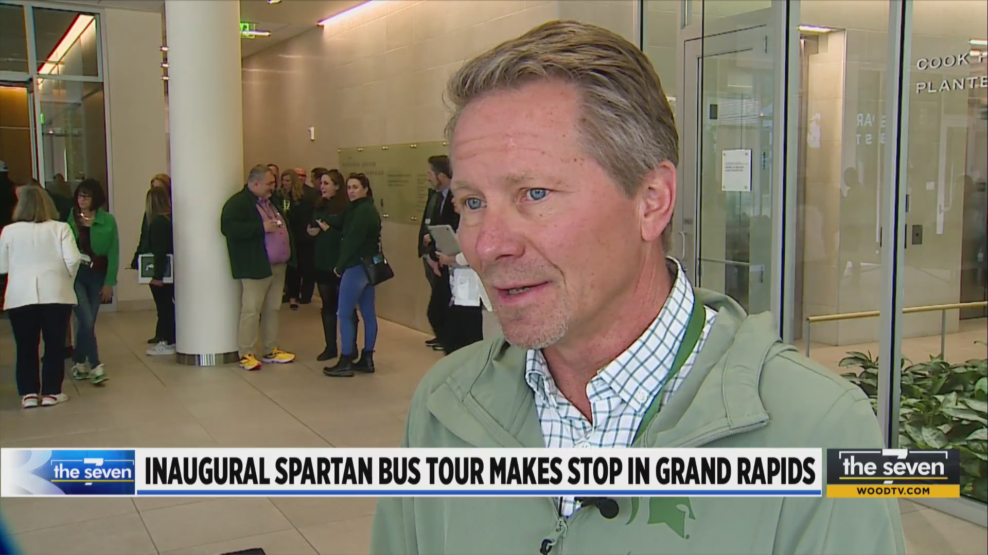 Inaugural Spartan Bus Tour makes stop in Grand Rapids – WOODTV.com