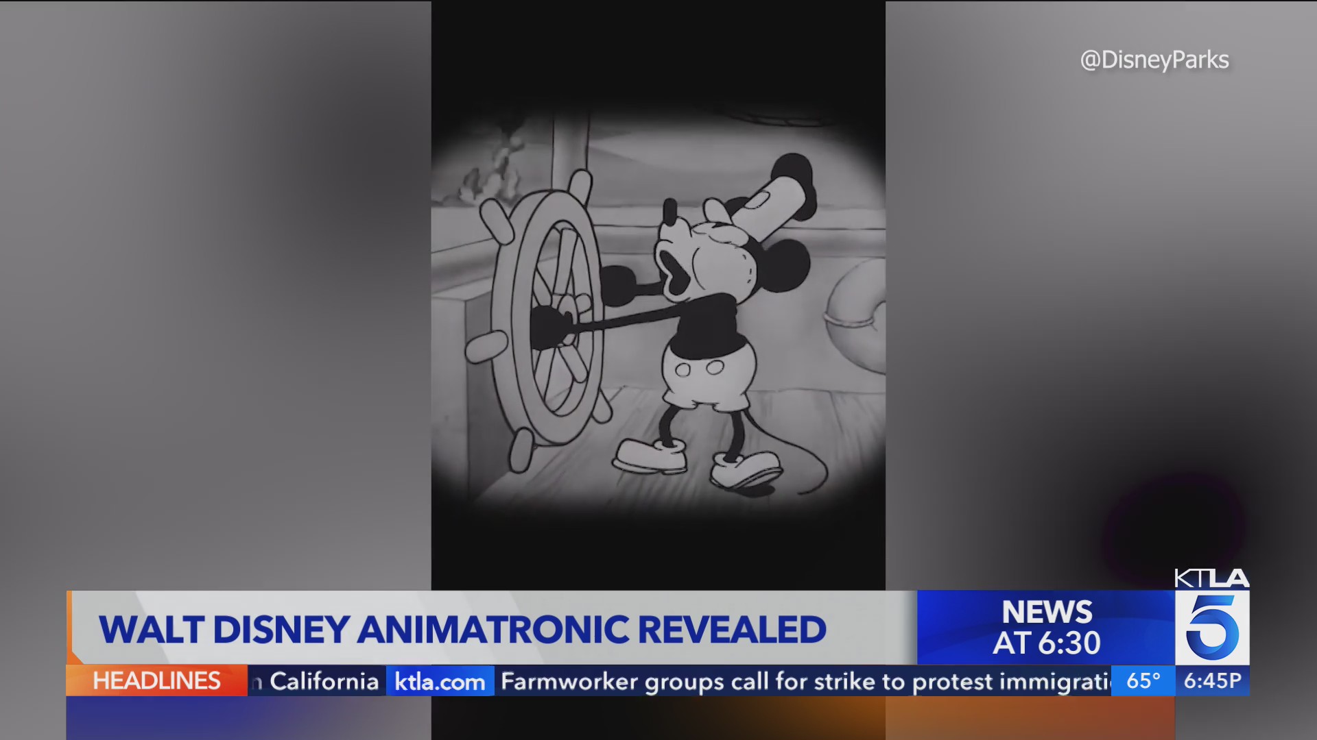 Walt Disney animatronic unveiled – KTLA