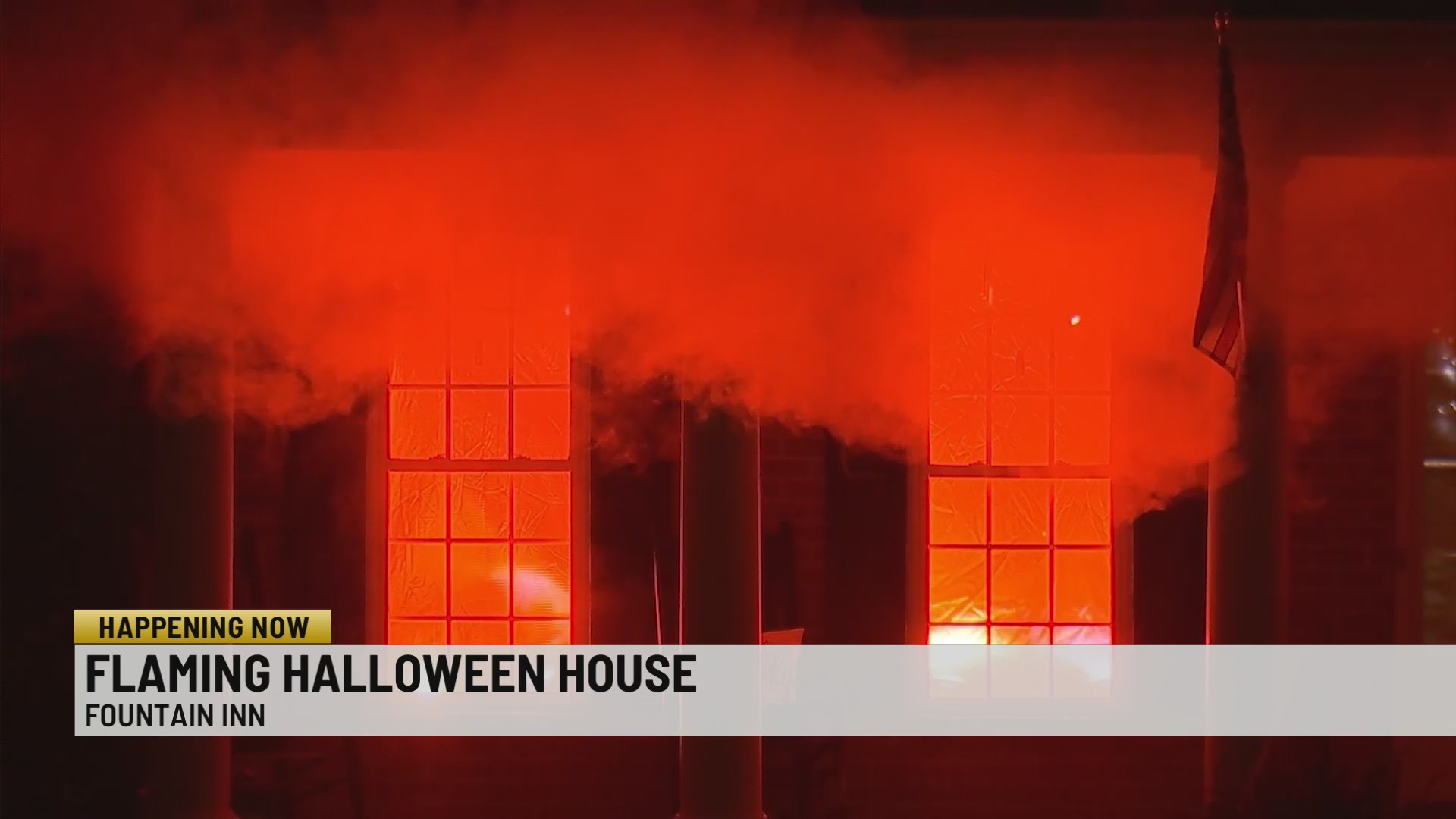 Fountain Inn residents create flaming Halloween House – FOX 2