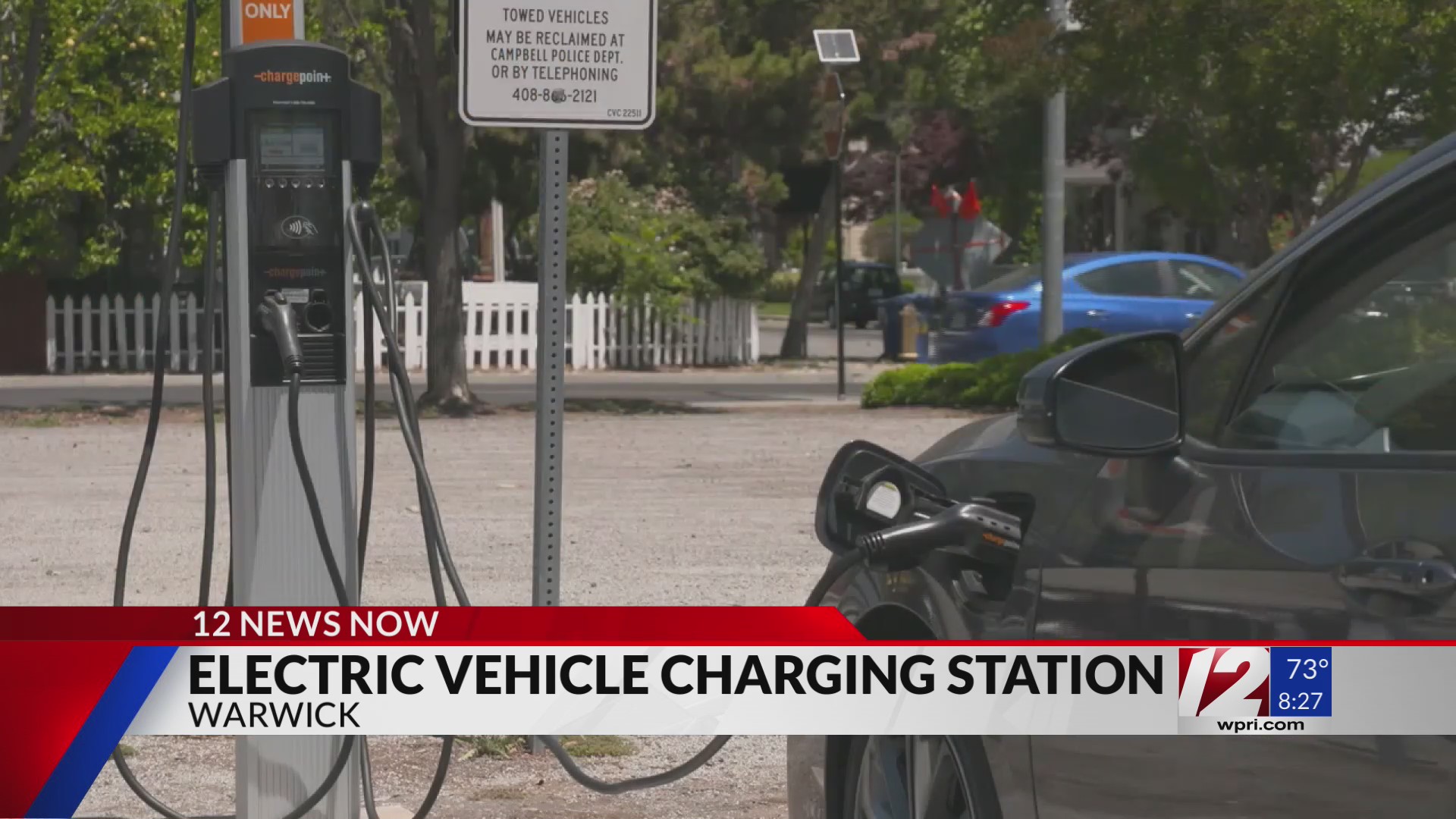 New EV charging station open in Warwick – WPRI.com