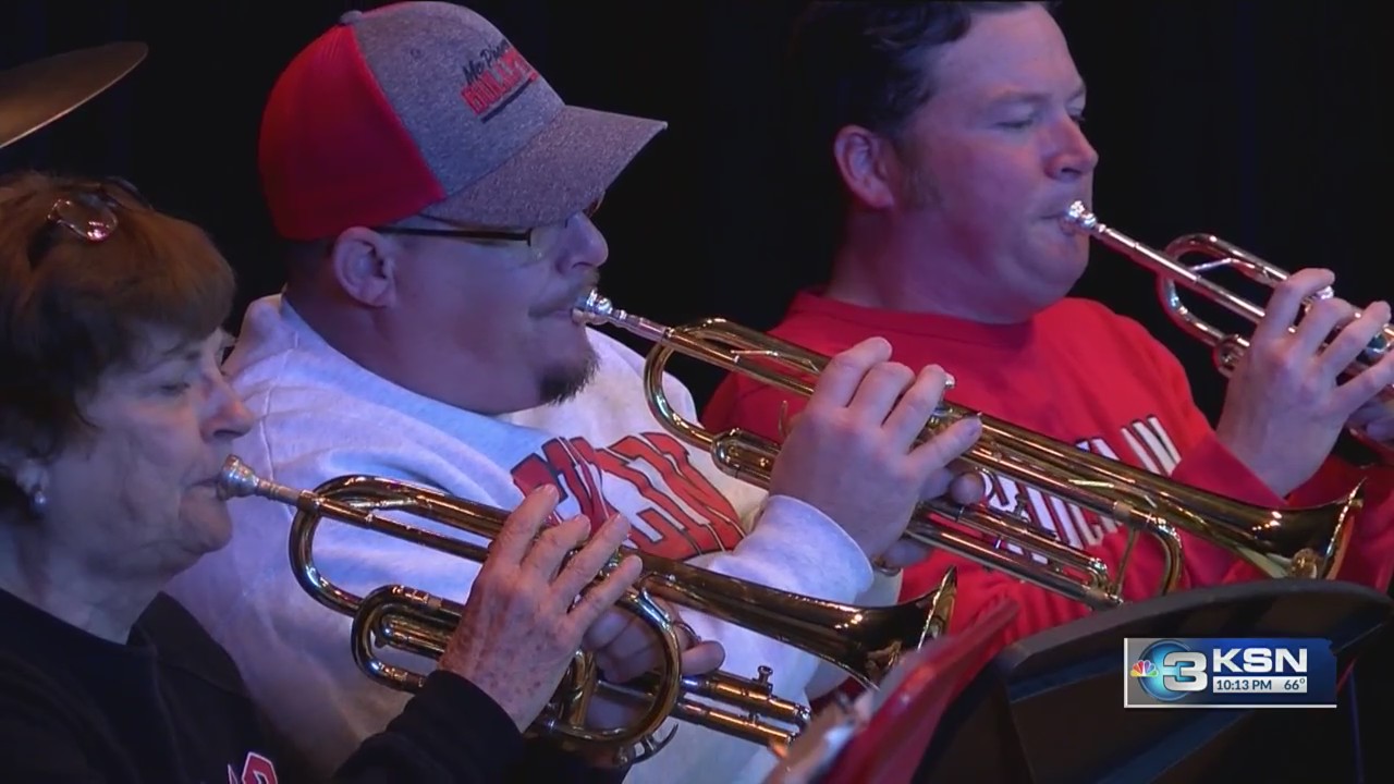 Community steps up to create pep band with no band teacher – KSN-TV