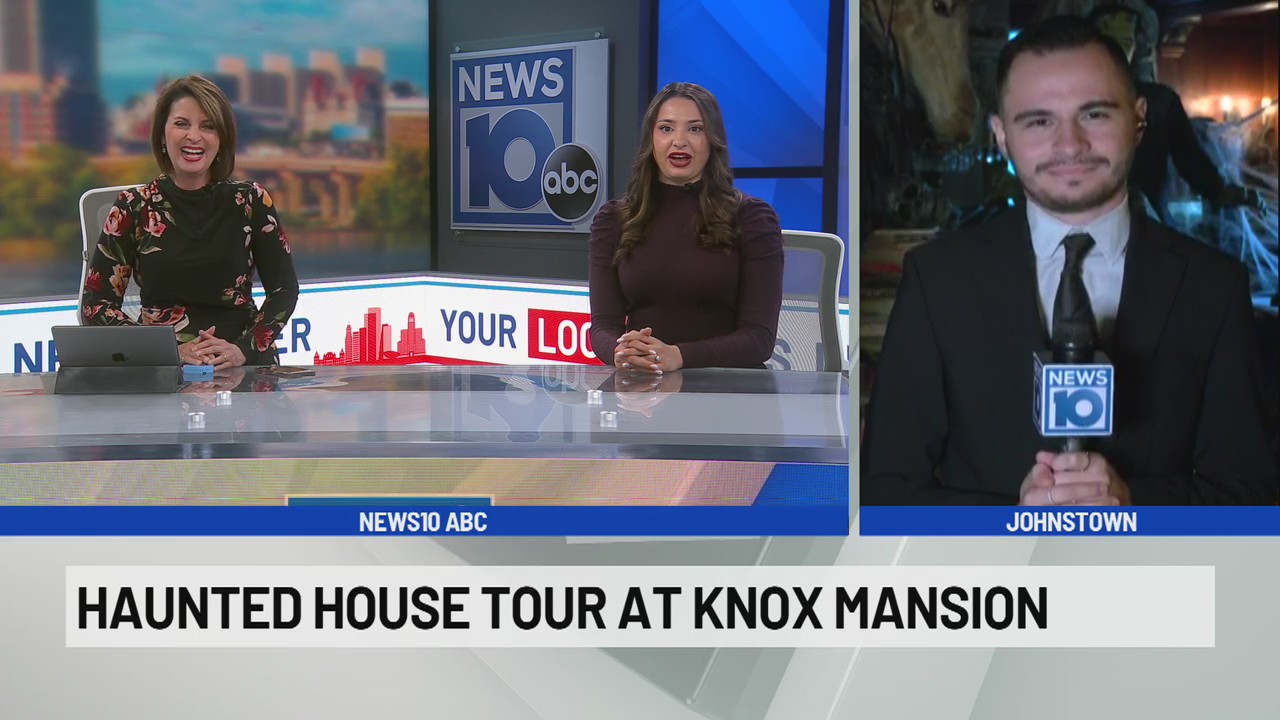 Haunted tour preview of The Knox Mansion live at 8 a.m. – NEWS10 ABC