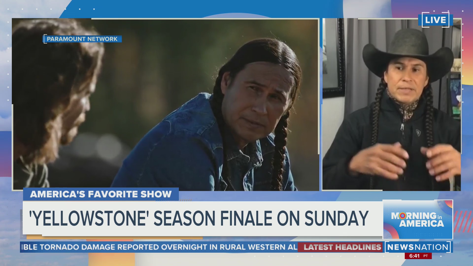 Actor Mo Brings Plenty talks “Yellowstone” success | Morning in America ...