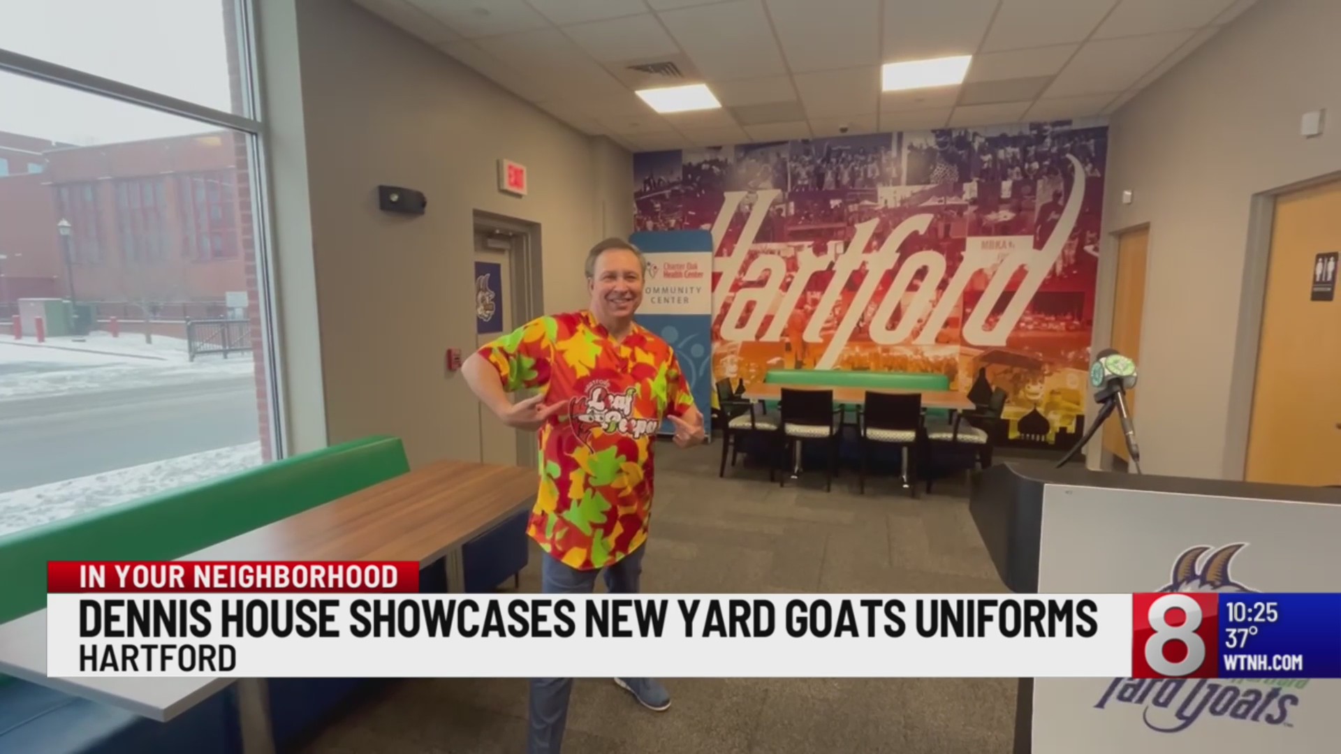 In Your Neighborhood: Dennis House models new Yard Goats apparel – WTNH.com