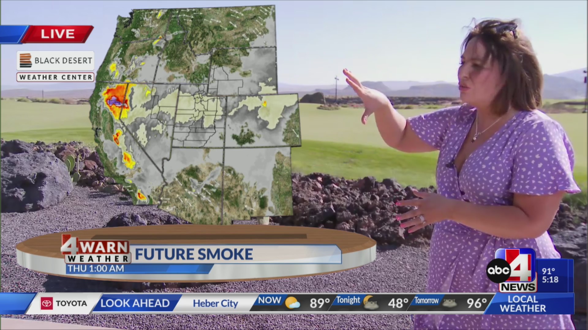Smoky sunshine with near-record heat for the weekend – ABC4 Utah